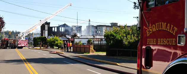 Tudor House lost to fire - Pacific Navy News : Pacific Navy News