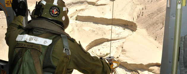 Flying over a desert wadi system - Pacific Navy News : Pacific Navy News