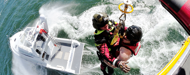 SAR TECHS in PEI for a Boat Camp Exercise