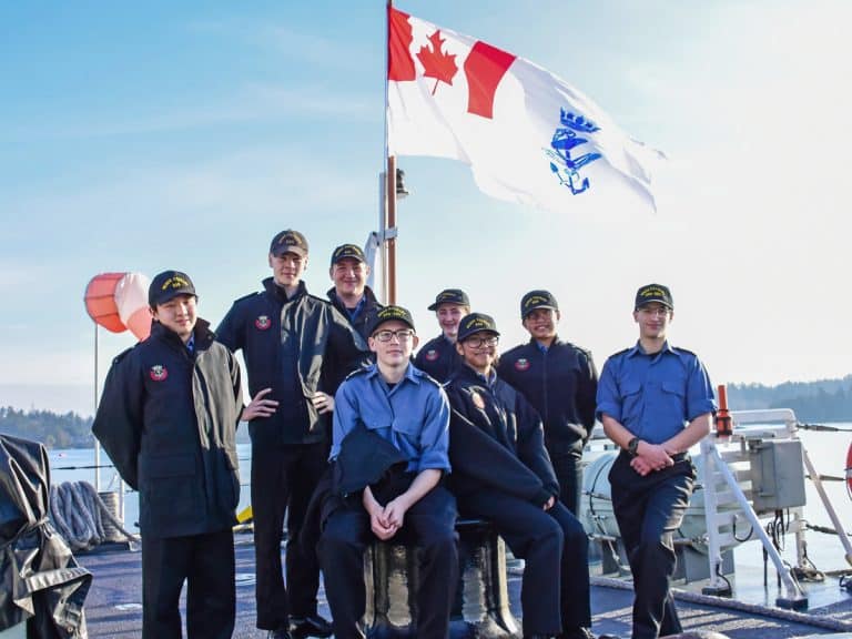 Cadets earn sea legs in HMCS Calgary