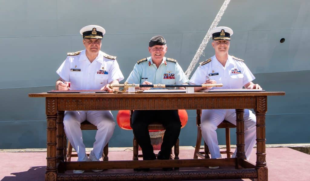 Royal Canadian Navy welcomes new Commander