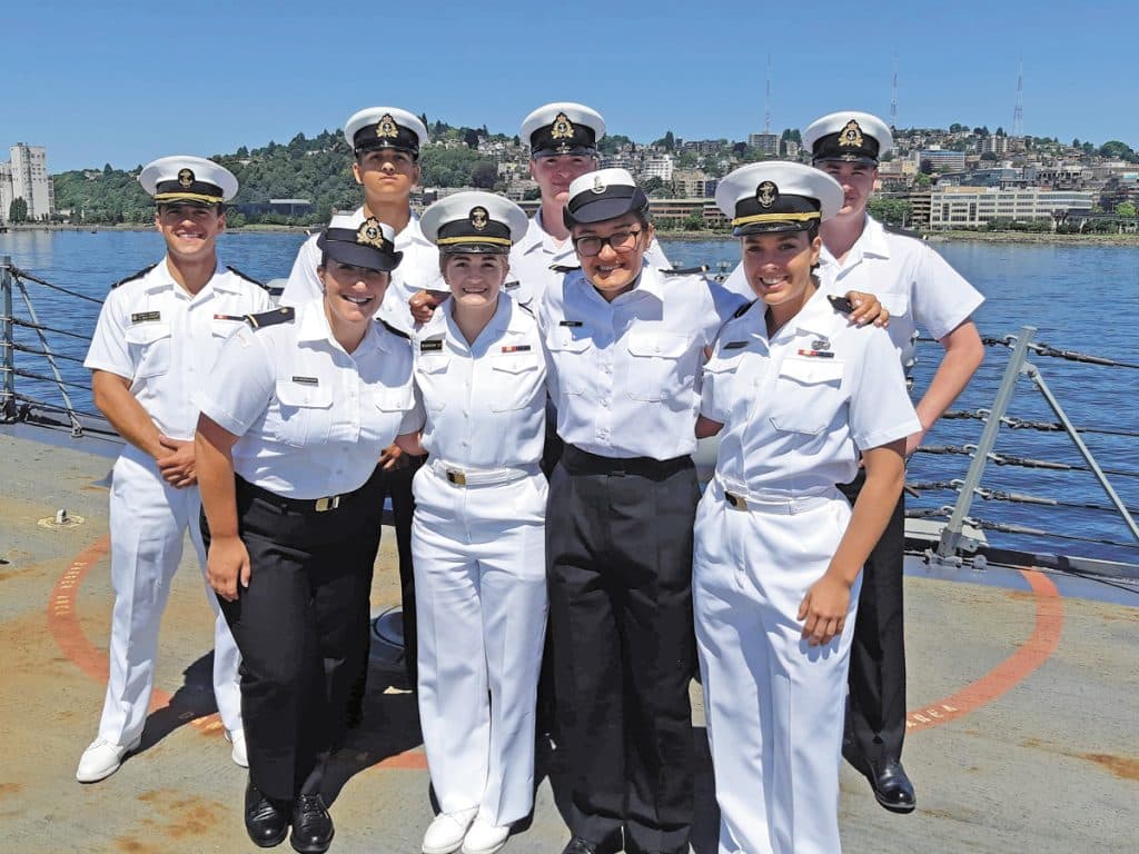 Naval Cadets enjoy incredible USN exchange
