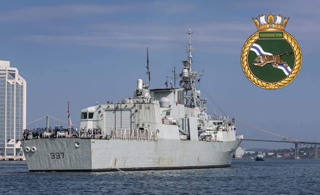 HMCS Fredericton returns to a different world