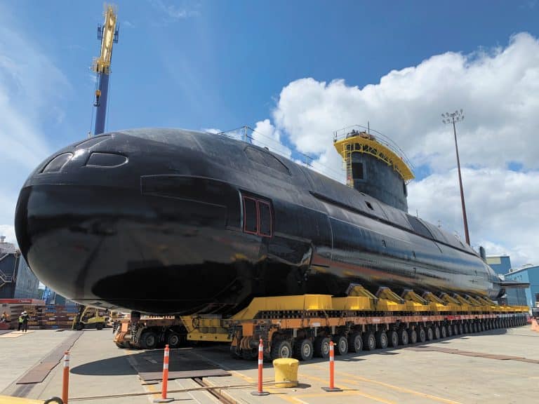 Canada’s most modern submarine returns to the water